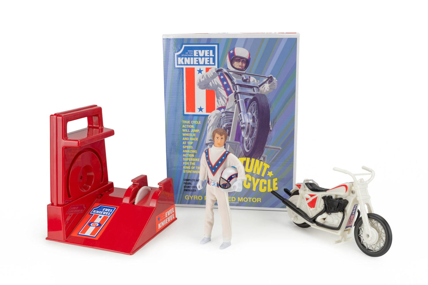 The Original Evel Knievel Stunt Cycle — Evel Knievel Toys